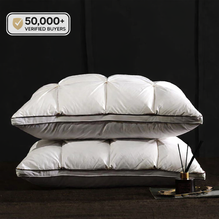 Luxury Down Pillows for Ultimate Comfort – Hypoallergenic & Supportive ...